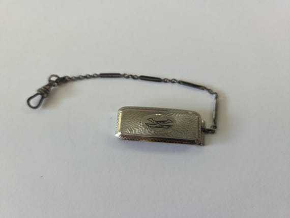Antique Victorian Sterling Silver Belt Loop Watch Cha… - Gem