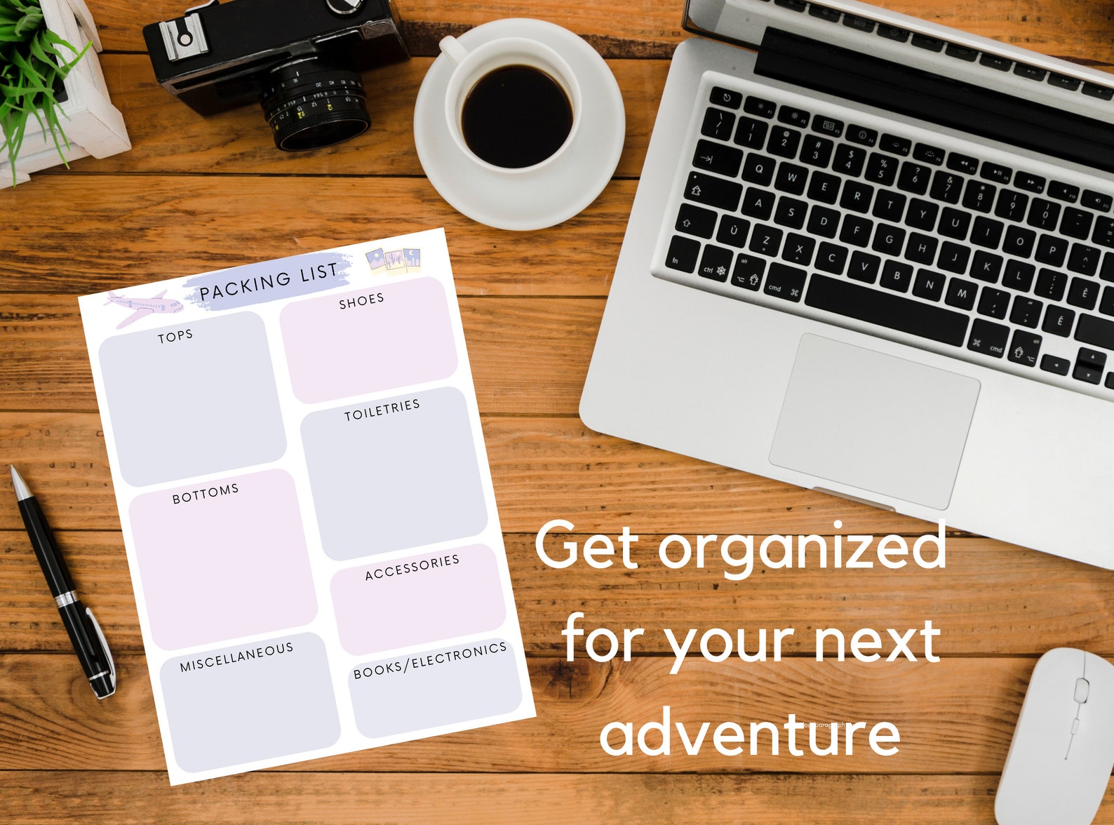 Printable Packing List Instant Download | Trip Organizer | Travel ...