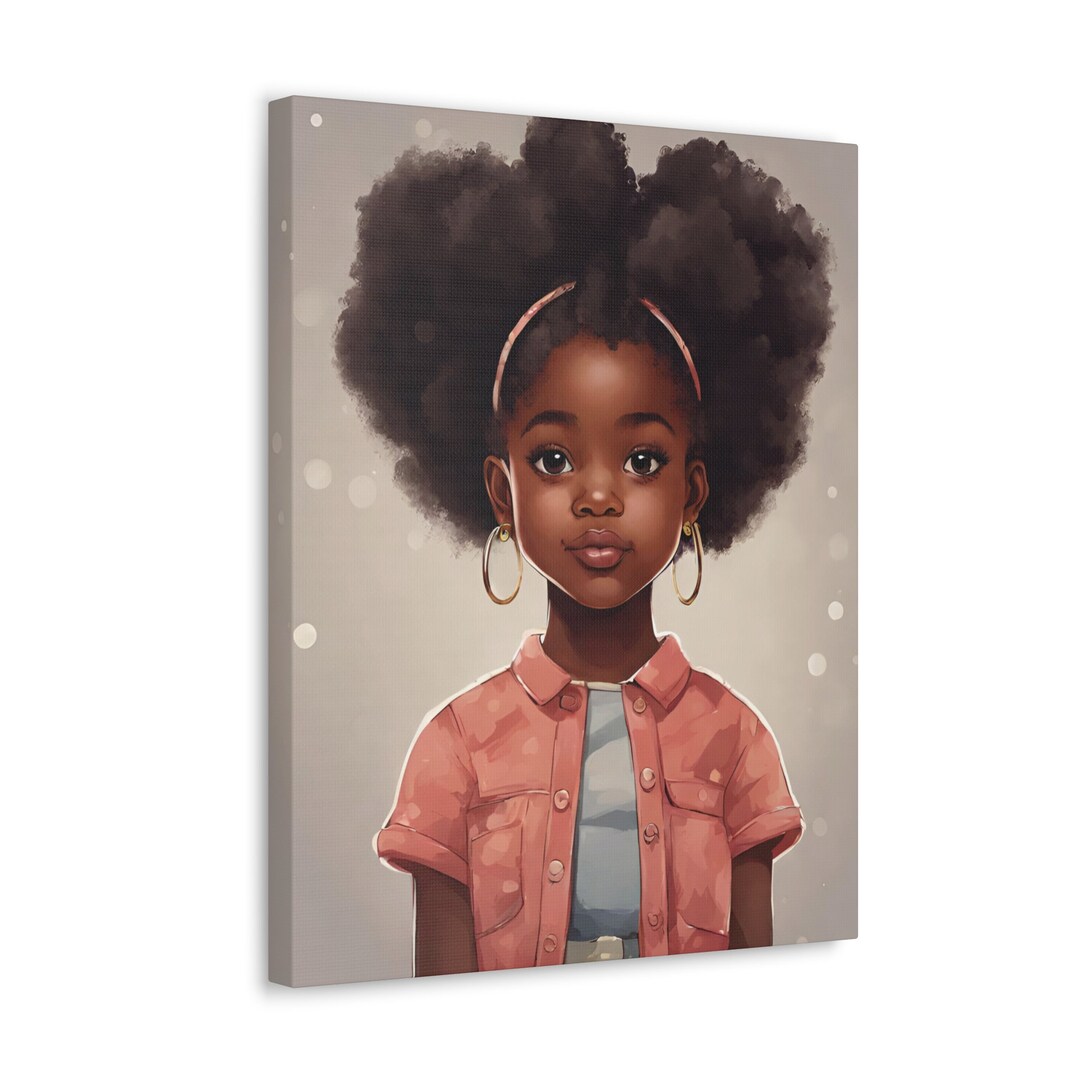 Black Girl Magic Art Canvas Gallery Wraps (alfro) - Etsy