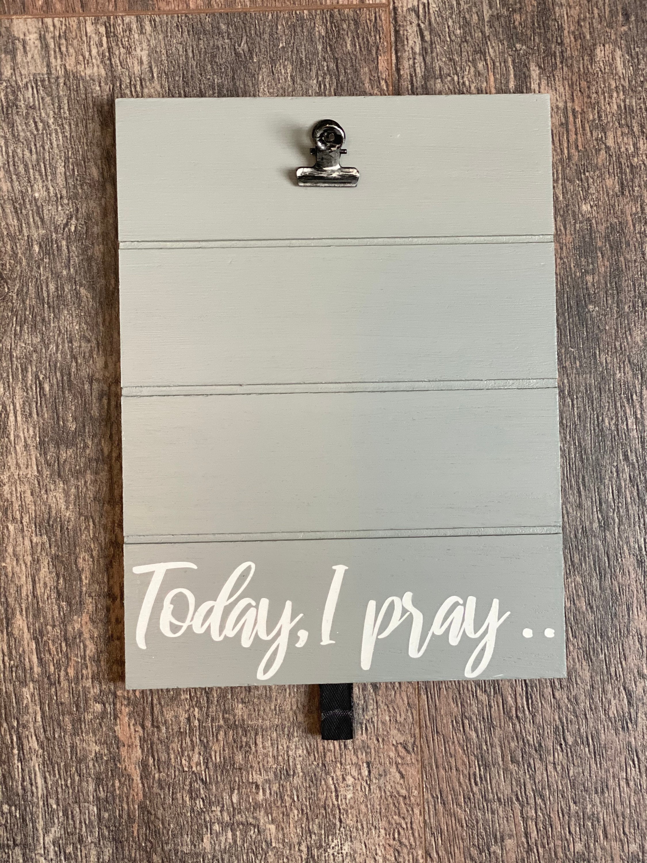 Today I Pray or Verse of the Week Sign you Choose - Etsy
