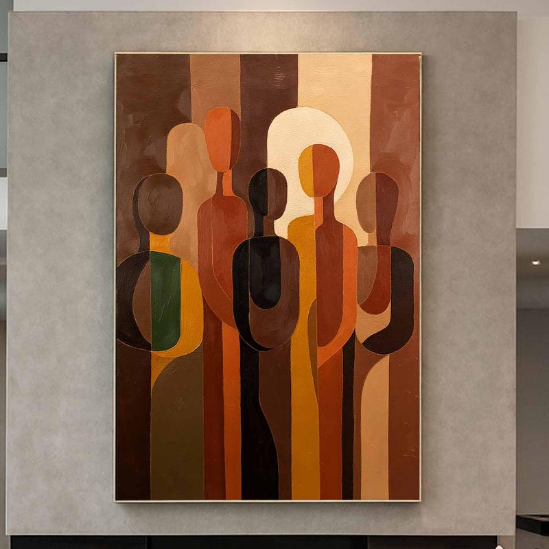 Abstract Art Human Figures - Etsy