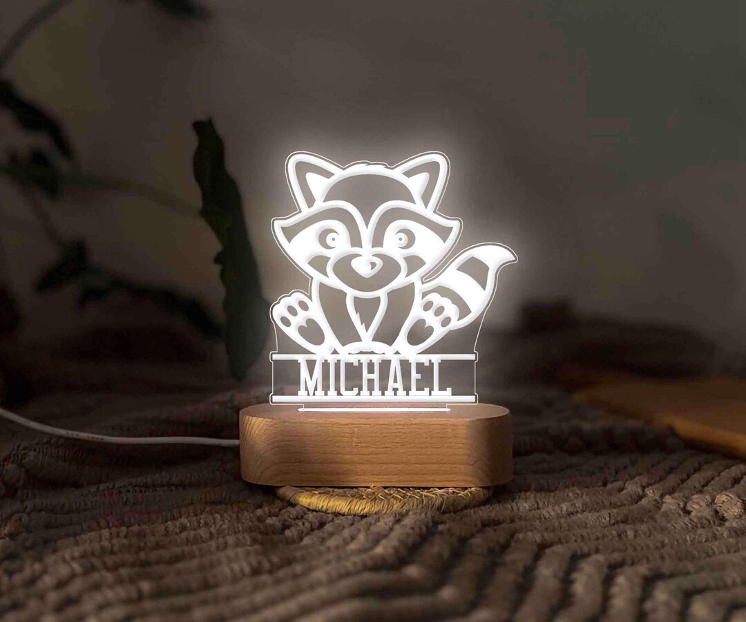 Red Panda Night Light, Cute Animals Night Light, Kids Bedside Lamp ...