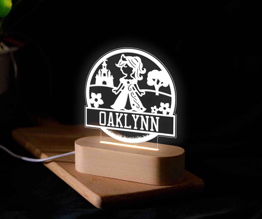Fairy Tale Princess Night Lights, Christening Gift, Unique Room Decor ...