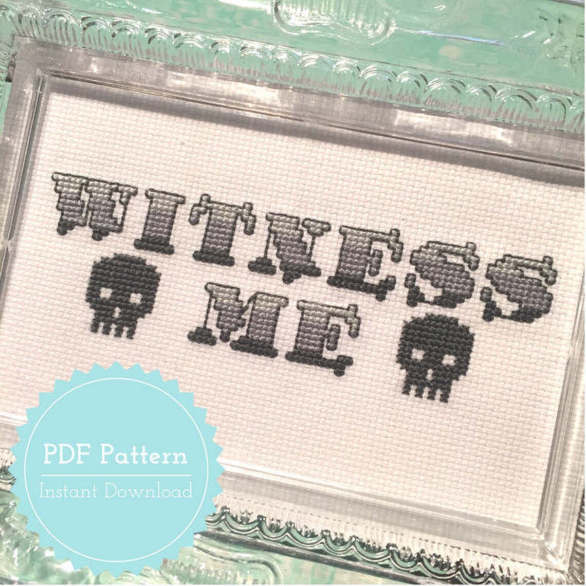 Mad Max Fury Road Cross Stitch Pattern Witness Me - Etsy Canada
