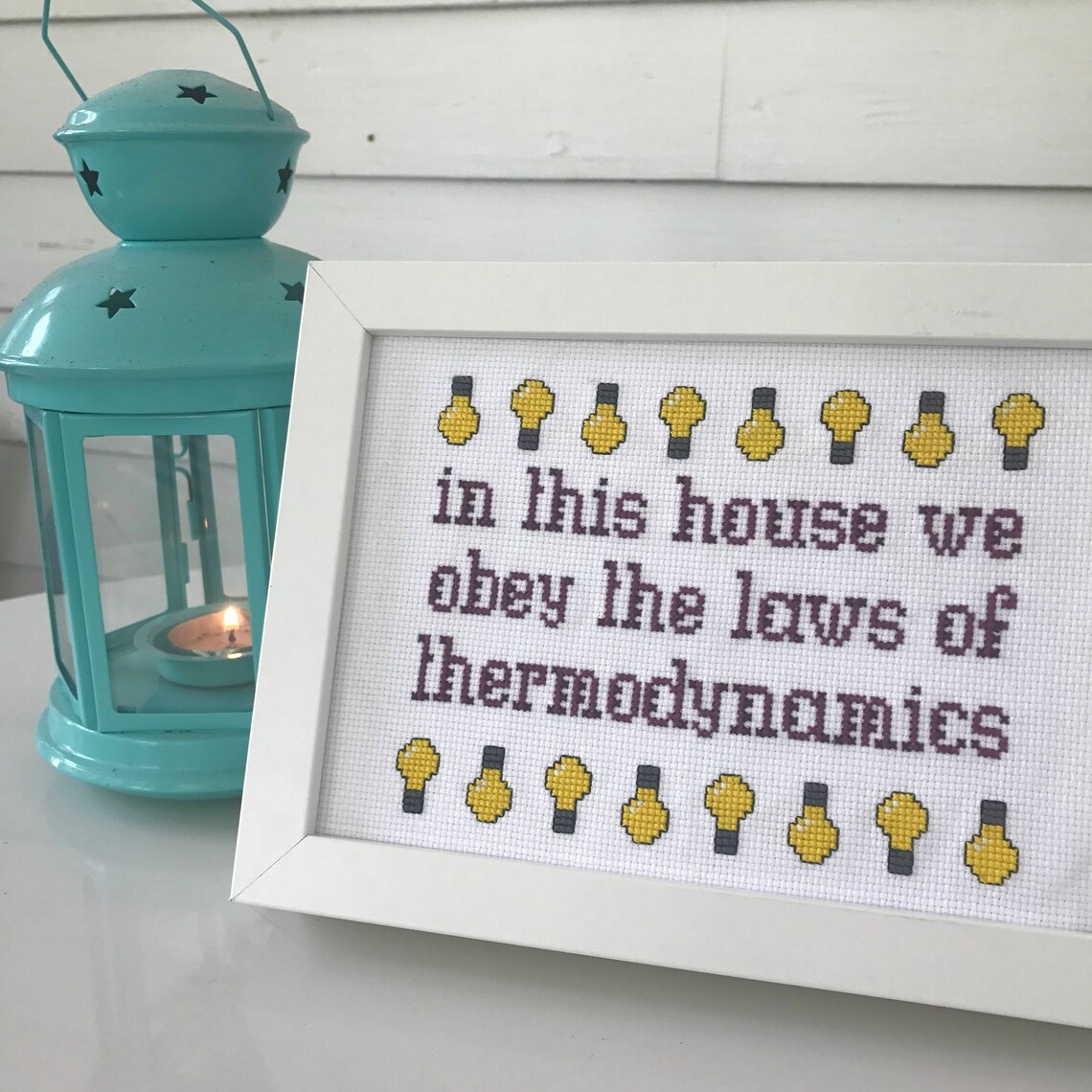 Simpsons Homer Cross Stitch Pattern in This House We Obey the Laws of ...