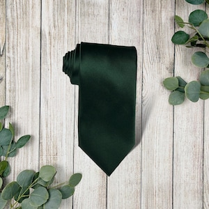 Emerald Green Necktie for Wedding Groomsmen Gift, Groomsmen Ties for ...