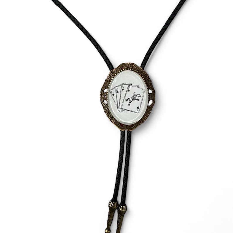 Deck of Cards Bolo Tie for Men and Women, Western Bolo Tie, Mens Bolo ...
