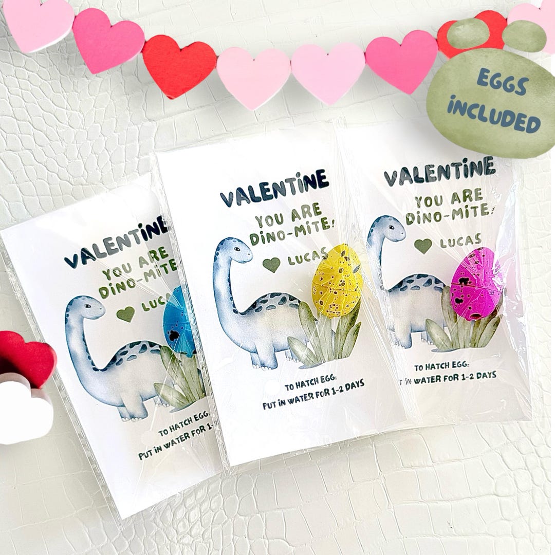 Dinosaur Valentine Cards for Classroom Valentines Cards, Kids ...