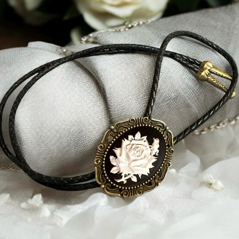 Leather Bolo Tie - Etsy