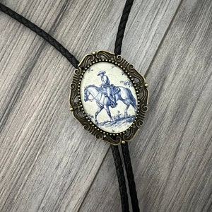 Western Cowboy Bolo Tie Country Mens Bolo Tie Vintage Cowboy Necktie ...