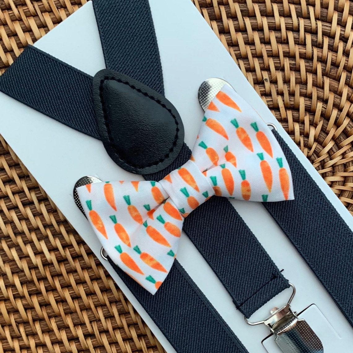 Easter Bow Tie Carrot Bow Tie Easter Outfit for Boys Bow - Etsy