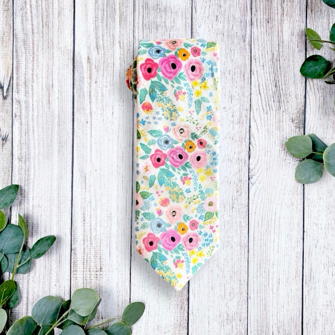 Floral Ties for Men, Mens Ties for Groomsmen and Wedding, Tie for Mens Fashion Necktie - Etsy