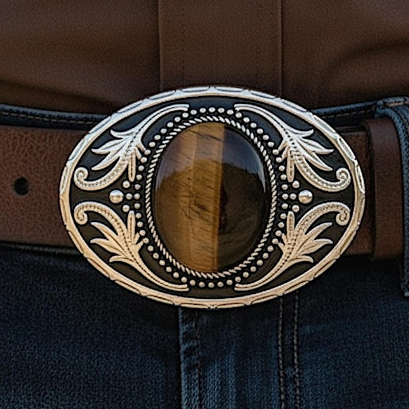 Western Stone Belt Men - Etsy