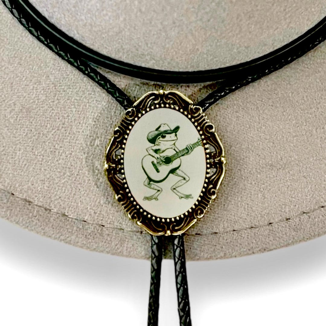 Bolo Tie With Frog Western Wedding Mens Jewelry, Cowboy Jewelry for Men ...