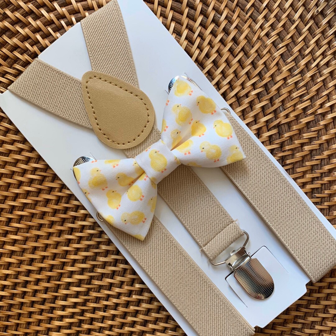 Easter Bow Tie, Bow Tie With Chicks, Easter Outfit for Boys, Bow Tie ...