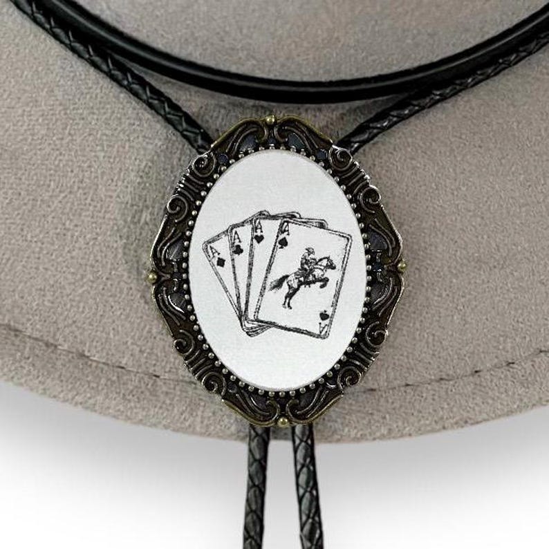 Deck of Cards Bolo Tie for Men and Women, Western Bolo Tie, Mens Bolo ...