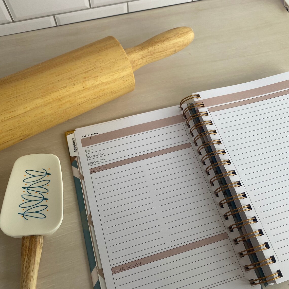 Recipe Book Cookbook Recipe Saver Recipe Notebook - Etsy