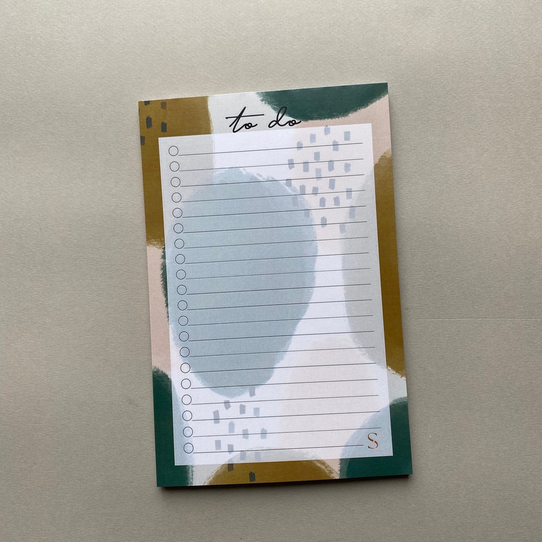 Notepad - to Do List - Tear off Pad - Office Gift - Desk Notes - Notes ...