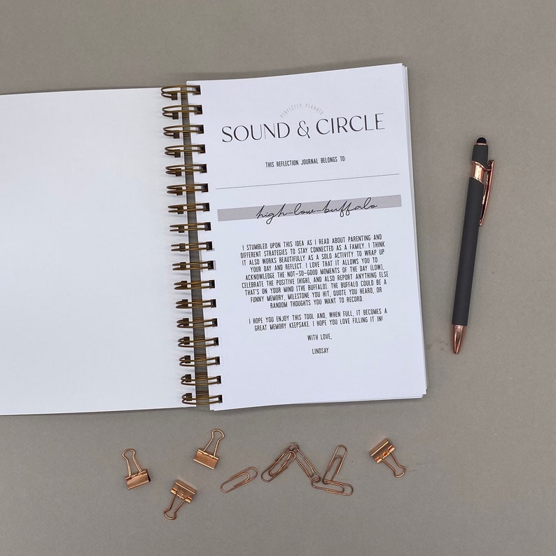 High Low Buffalo Gratitude Journal Book of Thanks - Etsy