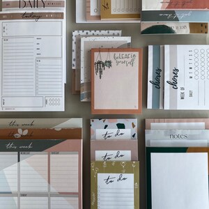 Daily Notepad - Day Planner - to Do List - Tear off Pad - Office Gift ...