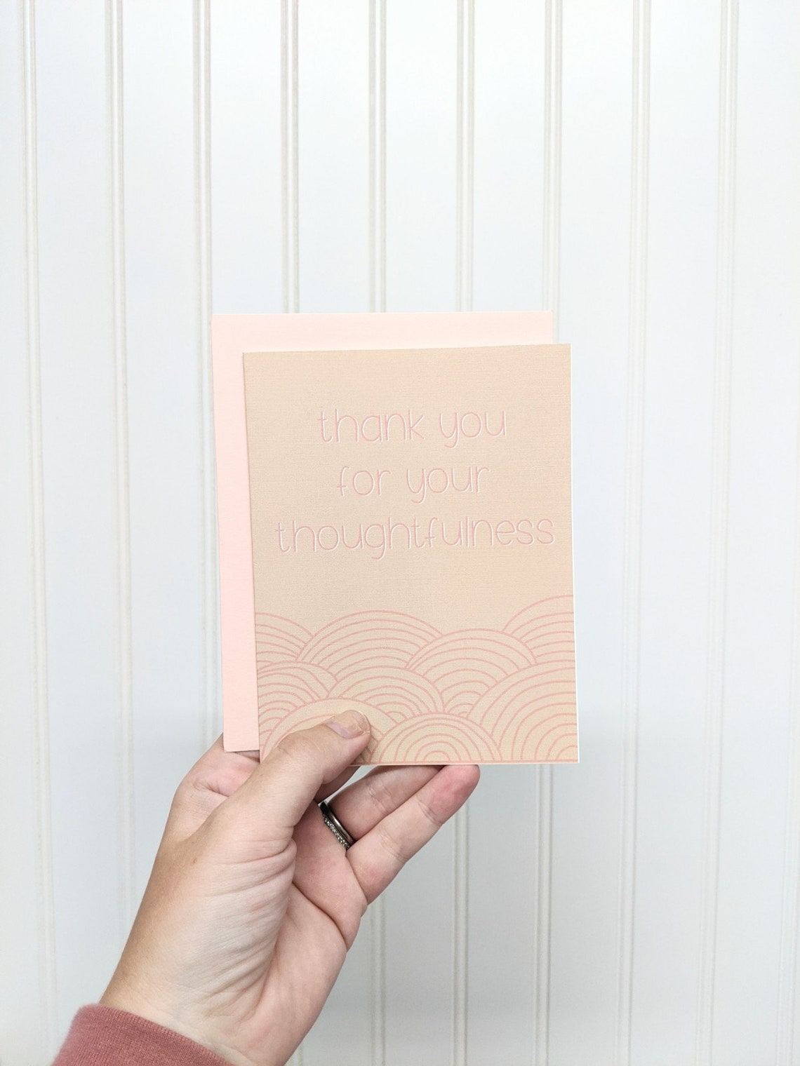 6 Pack of Thank You Cards Notecard Snail Mail Minimal | Etsy