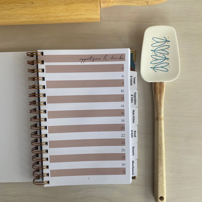 Recipe Book Cookbook Recipe Saver Recipe Notebook - Etsy