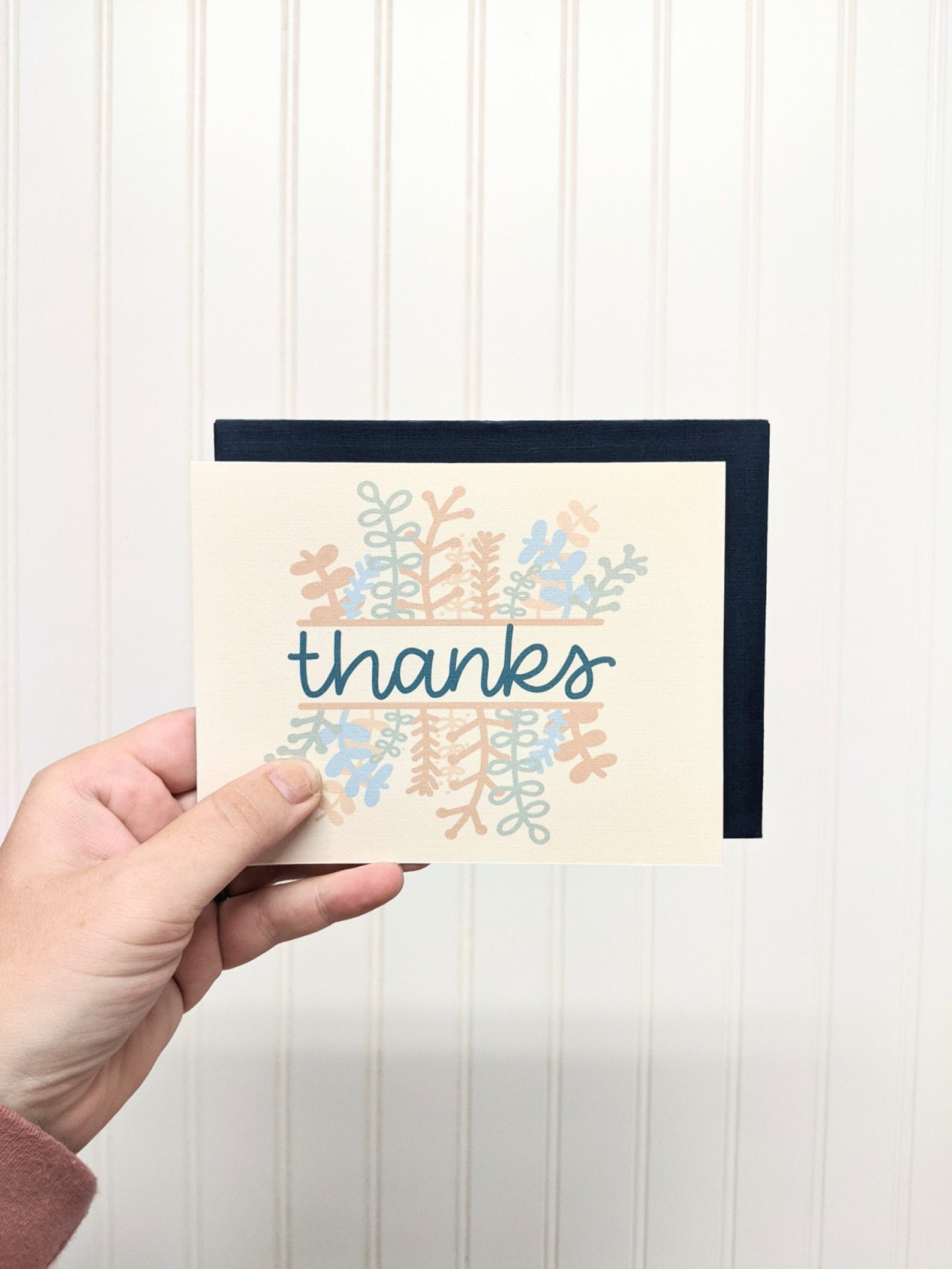6 Pack of Thank You Cards Notecard Snail Mail Minimal | Etsy