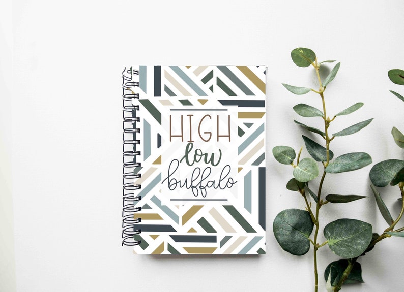 High Low Buffalo Gratitude Journal Book of Thanks - Etsy