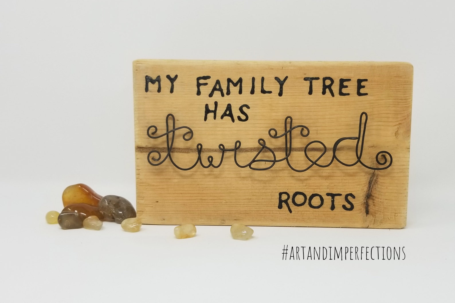 Family Tree Reclaimed Wood and Wire Word Sign. Rustic Sign. - Etsy