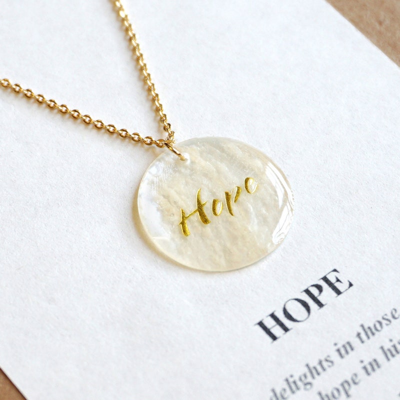 Hope Necklace - Etsy