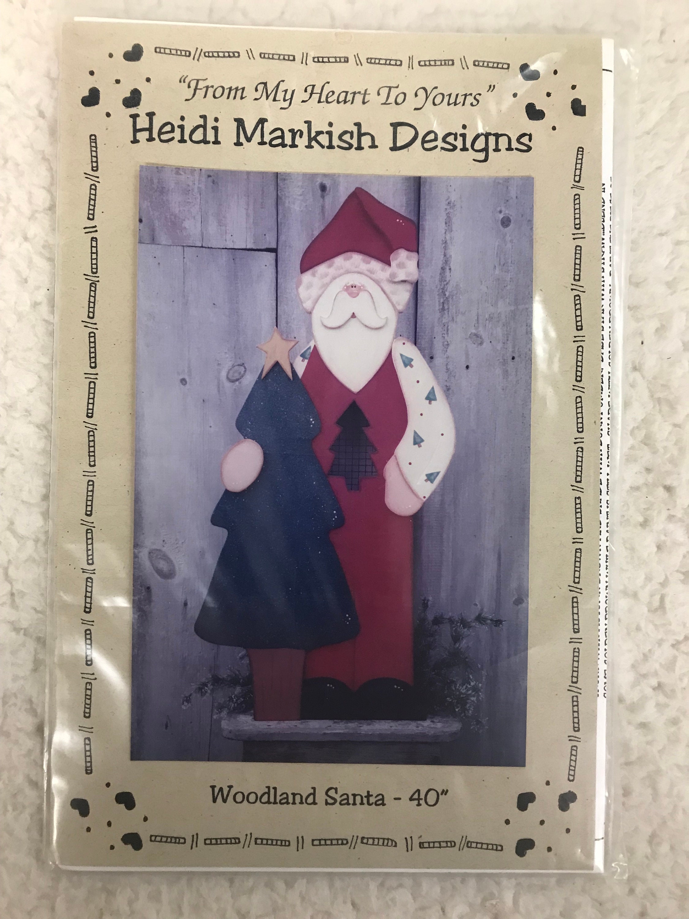 Buyer's Choice, NEW but Vintage Heidi Markish Designs Woodcraft ...