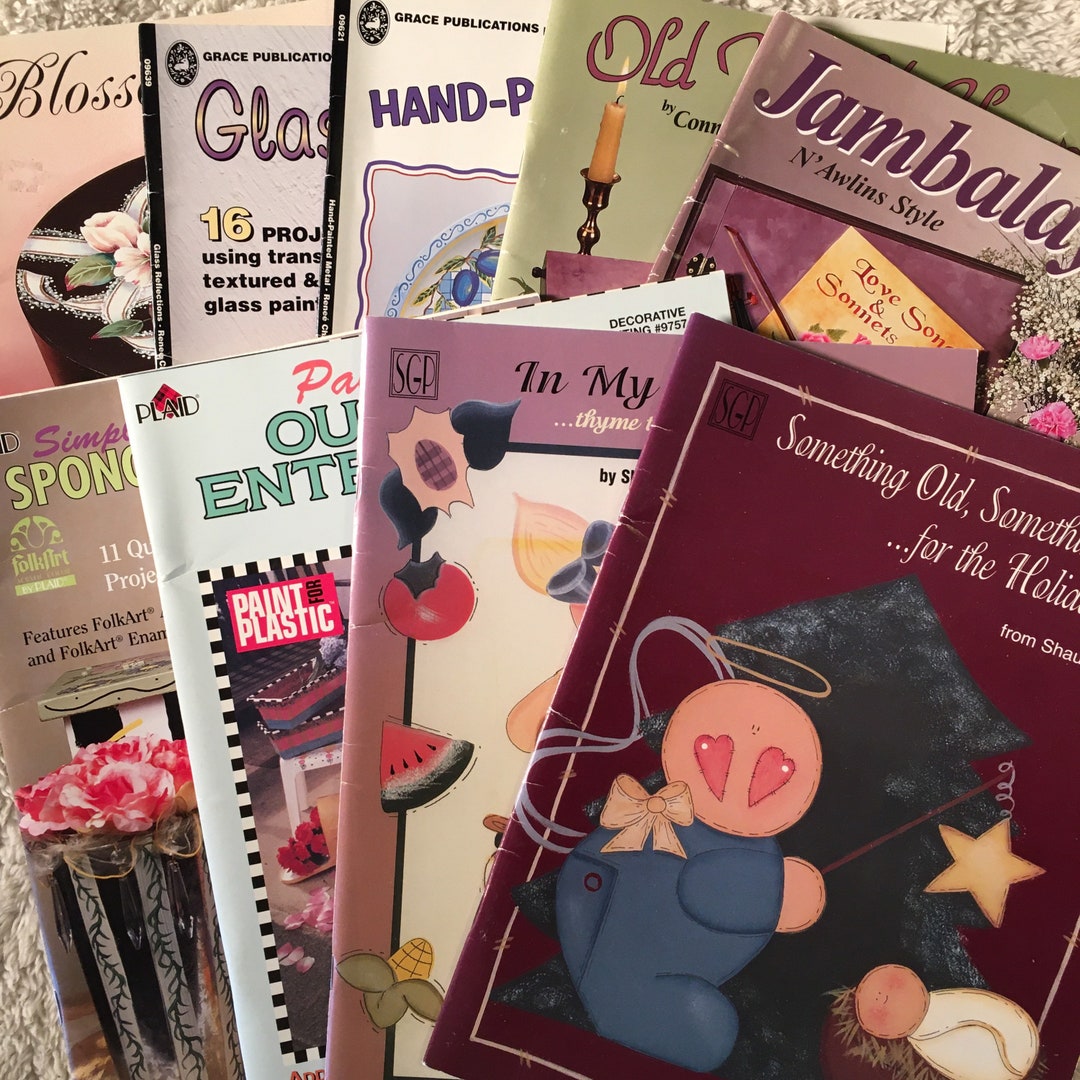 Vintage Tole Painting Books: Folk Art DIY Craft Guides - Etsy