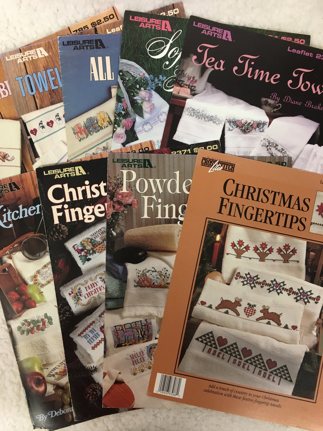 Buyer's Choice, NEW but Vintage Fingertip Towel Counted Cross Stitch ...