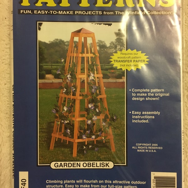Garden Obelisk - Etsy