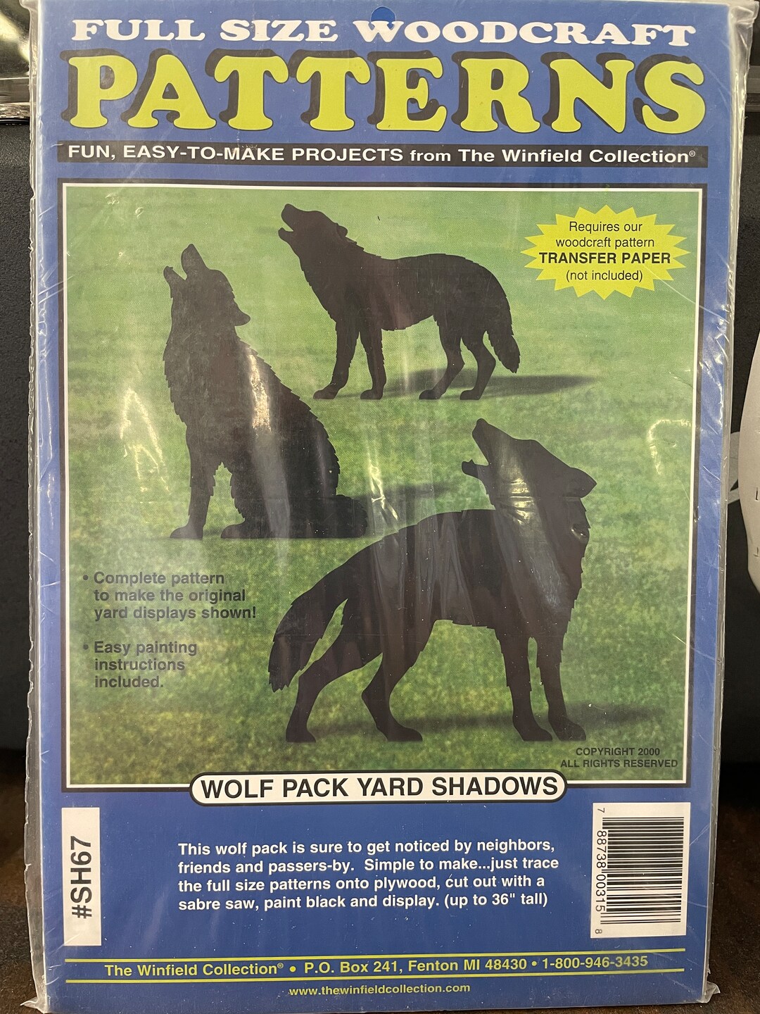Wolf Pack Shadow Pattern Woodcraft Pattern Winfield - Etsy