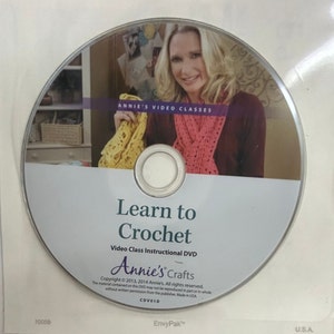 Learn to Crochet, Interactive DVD, Crochet, Easy and Fun, Annie's ...