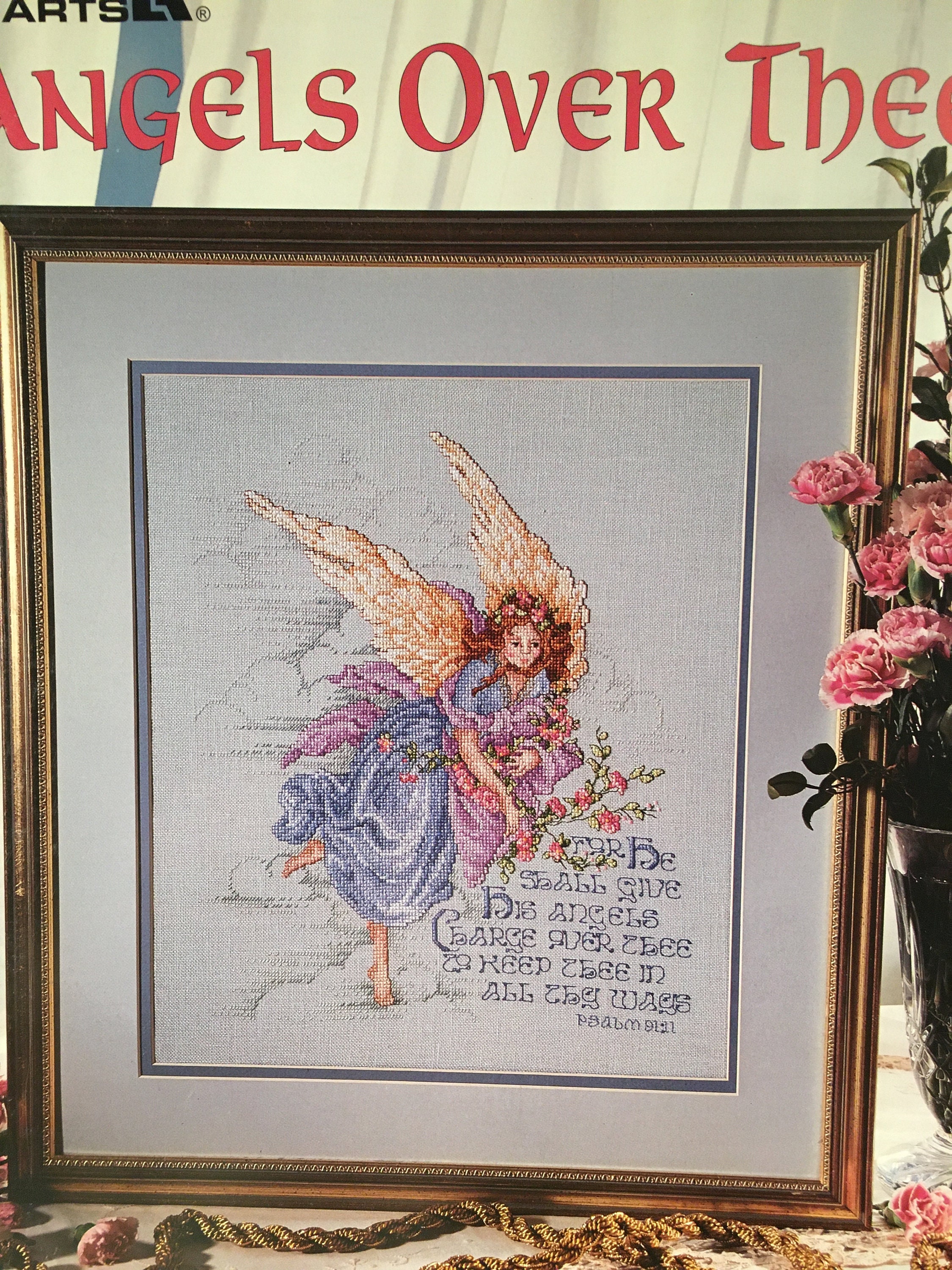 Buyer's Choice, NEW but Vintage Angel Counted Cross Stitch Books ...