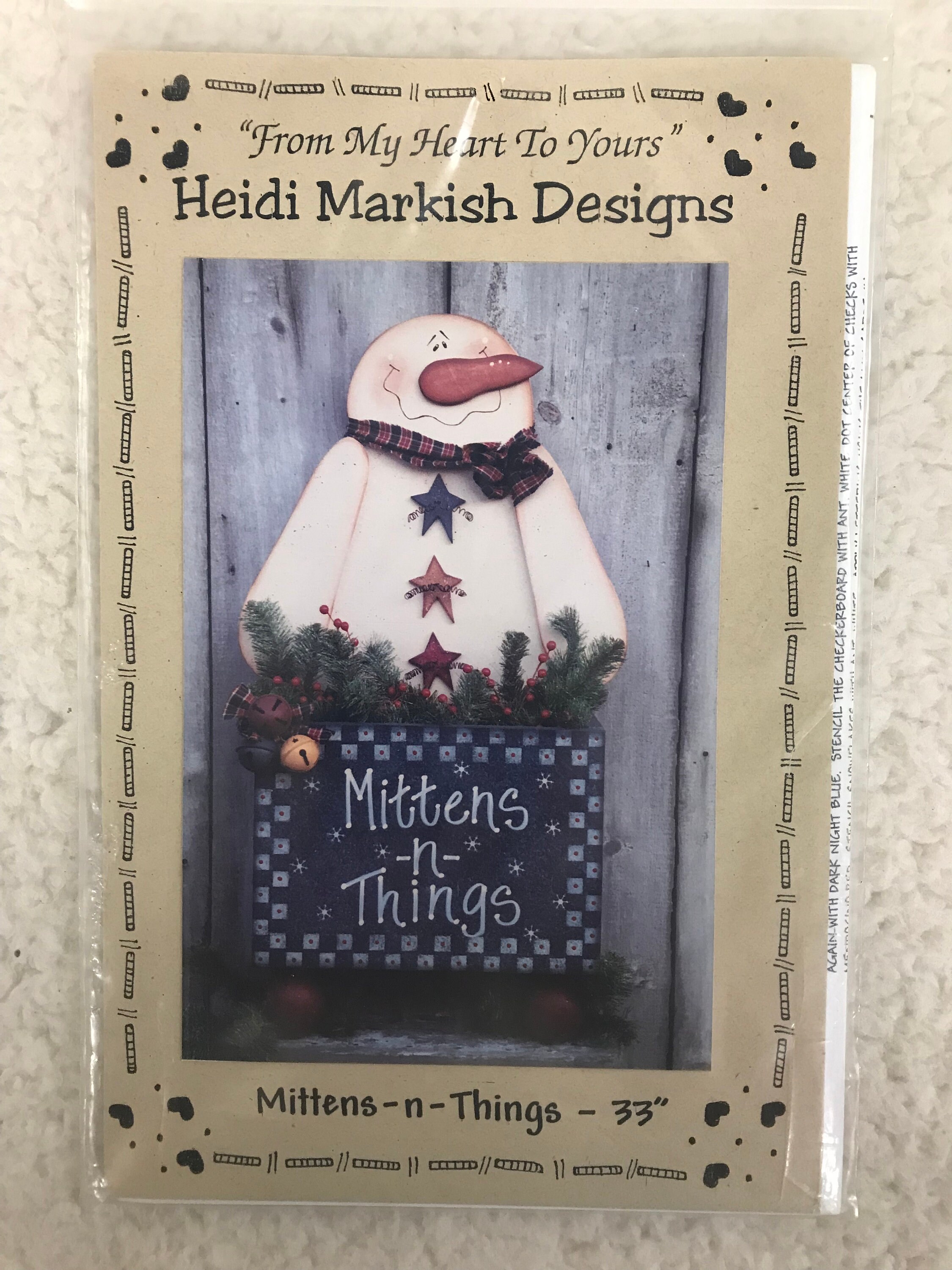 Buyer's Choice, NEW but Vintage Heidi Markish Designs Woodcraft ...