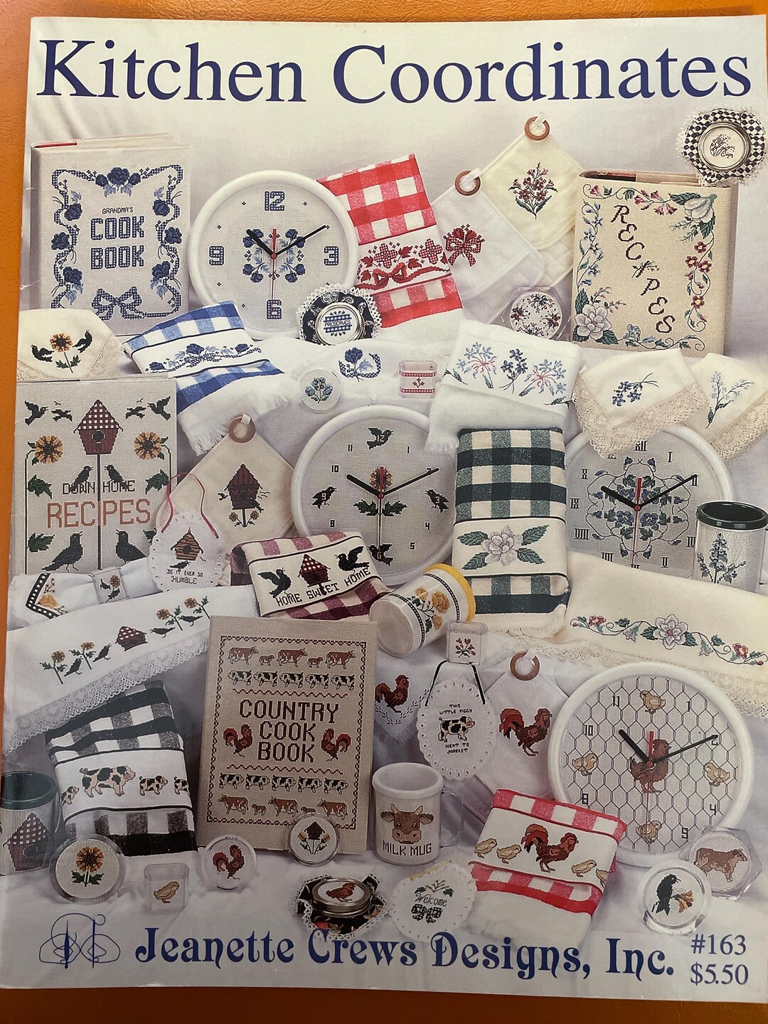Vintage Kitchen Coordinates Cross Stitch Book: Country Animals, Birds ...