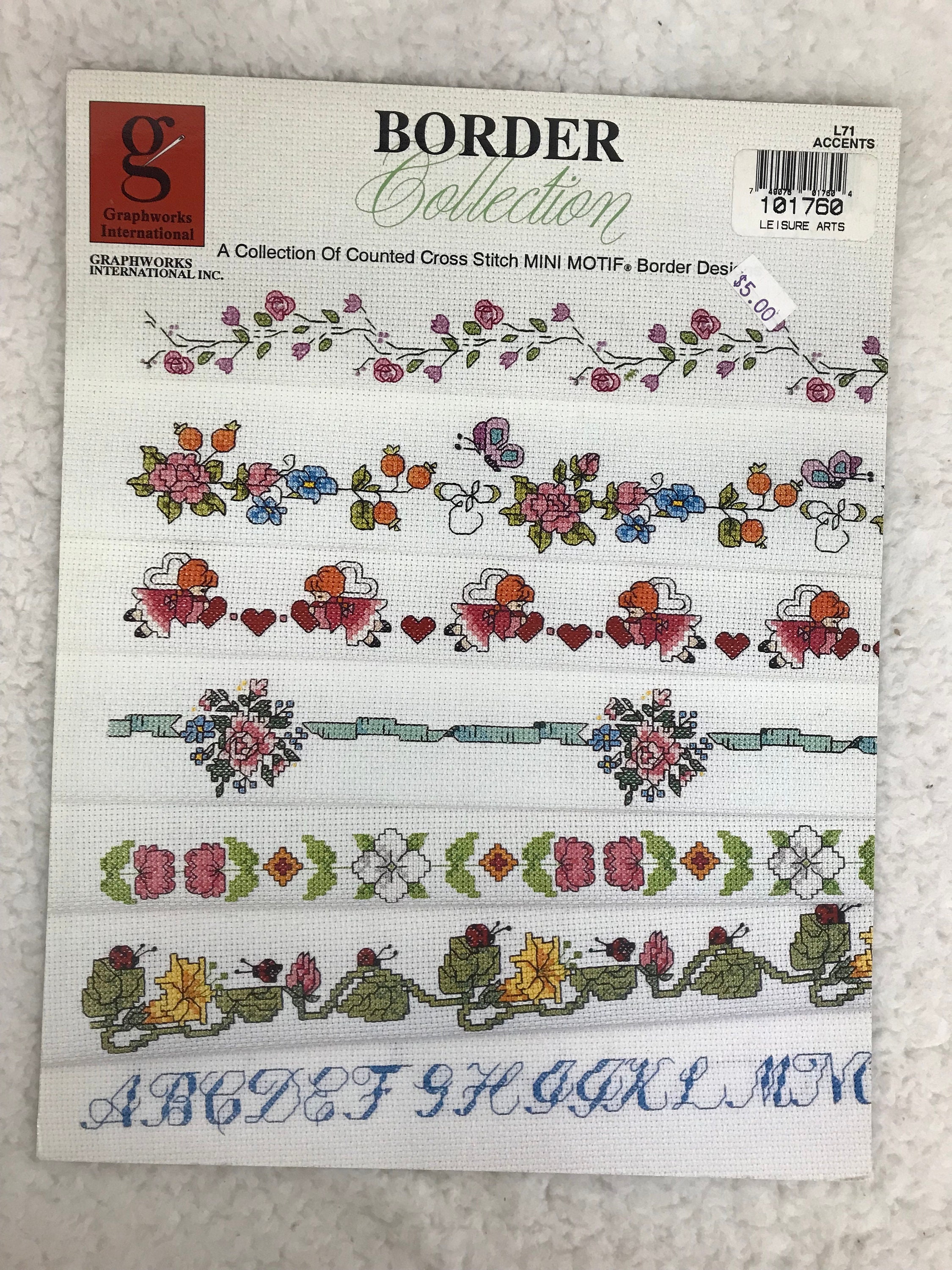 Buyer's Choice, NEW but Vintage Counted Cross Stitch Books, Borders, Mini Designs, Mini Motifs ...