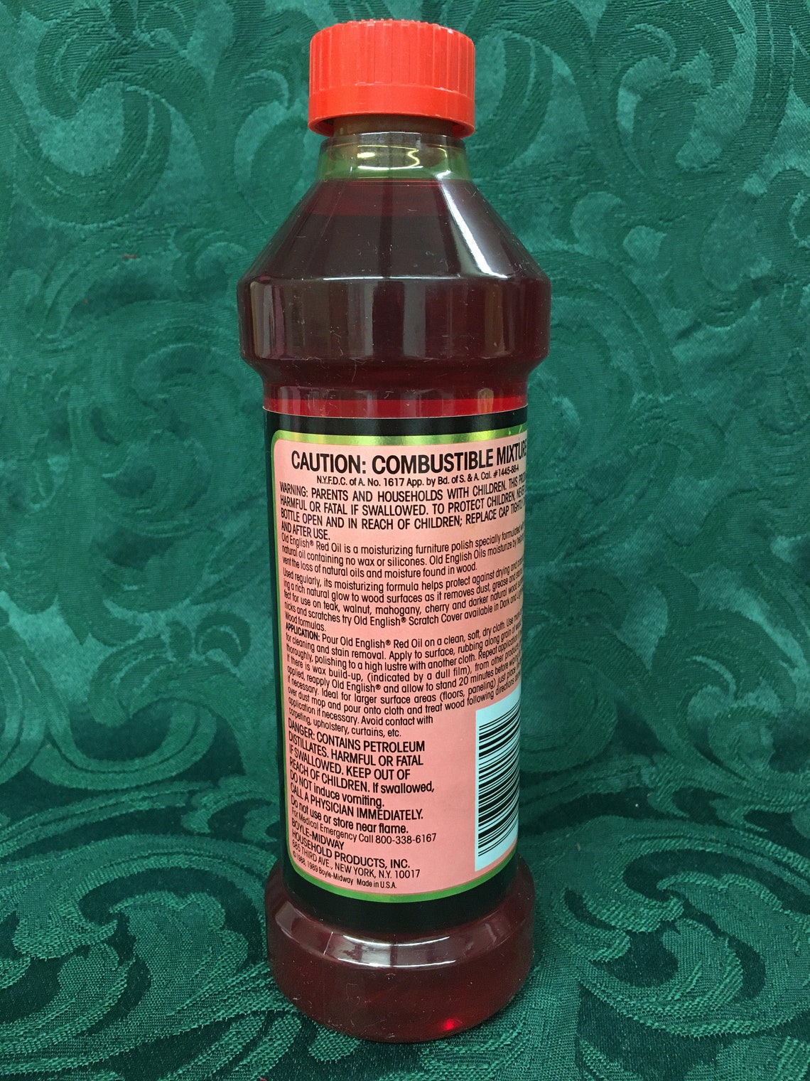 Vintage but New Genuine Old English Red Oil Furniture Polish | Etsy