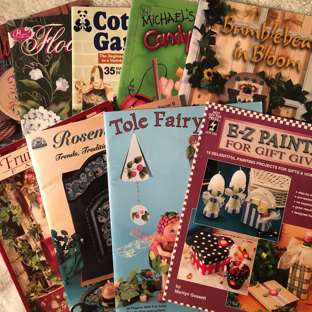 Vintage Tole Painting Books: Folk Art Patterns - Etsy