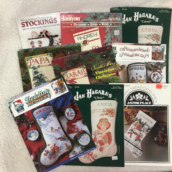 Counted Cross Stitch Christmas Stocking - Etsy