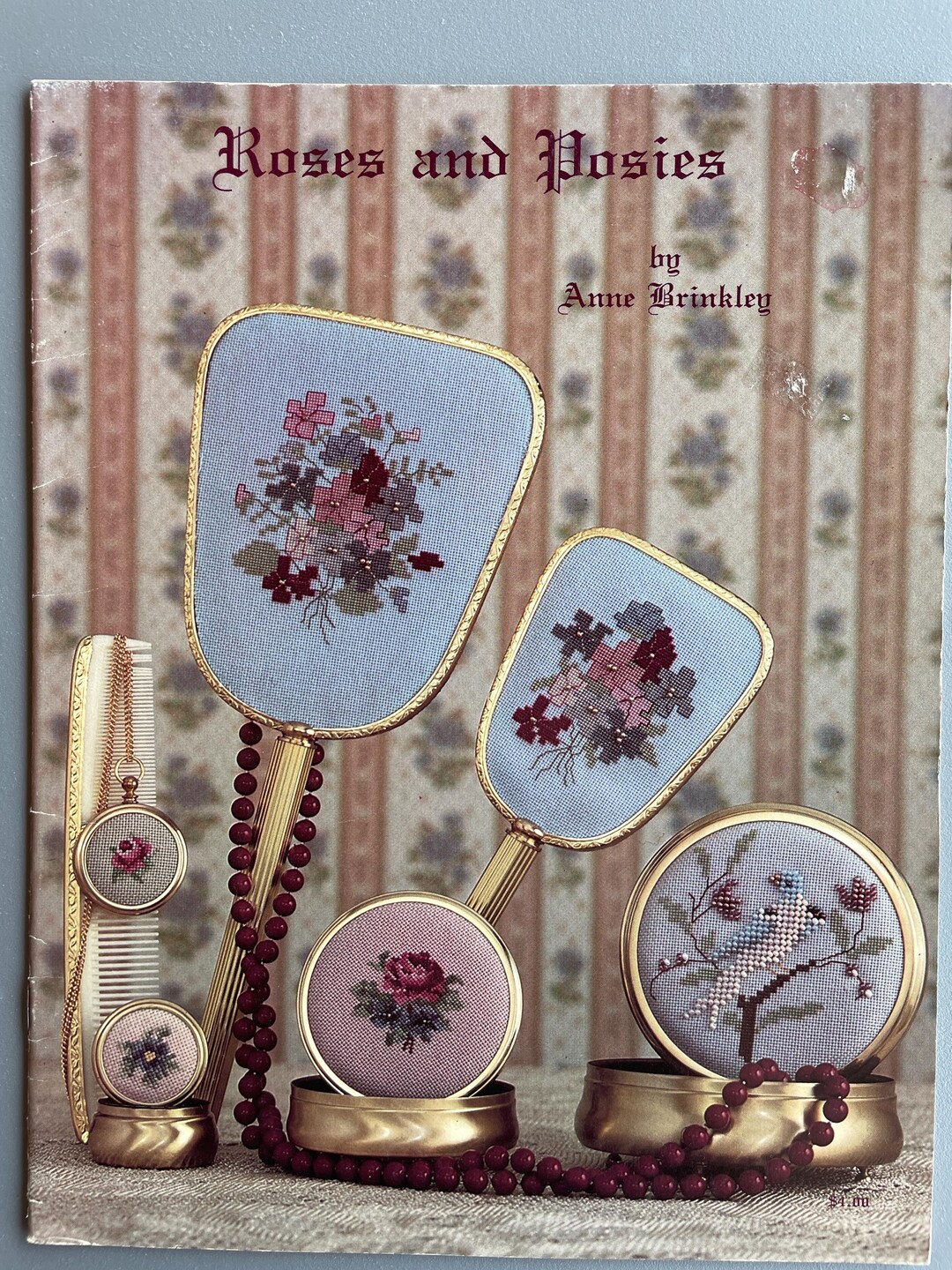 Vintage Roses and Posies, Anne Brinkley Designs, Inc, 1984, Counted ...