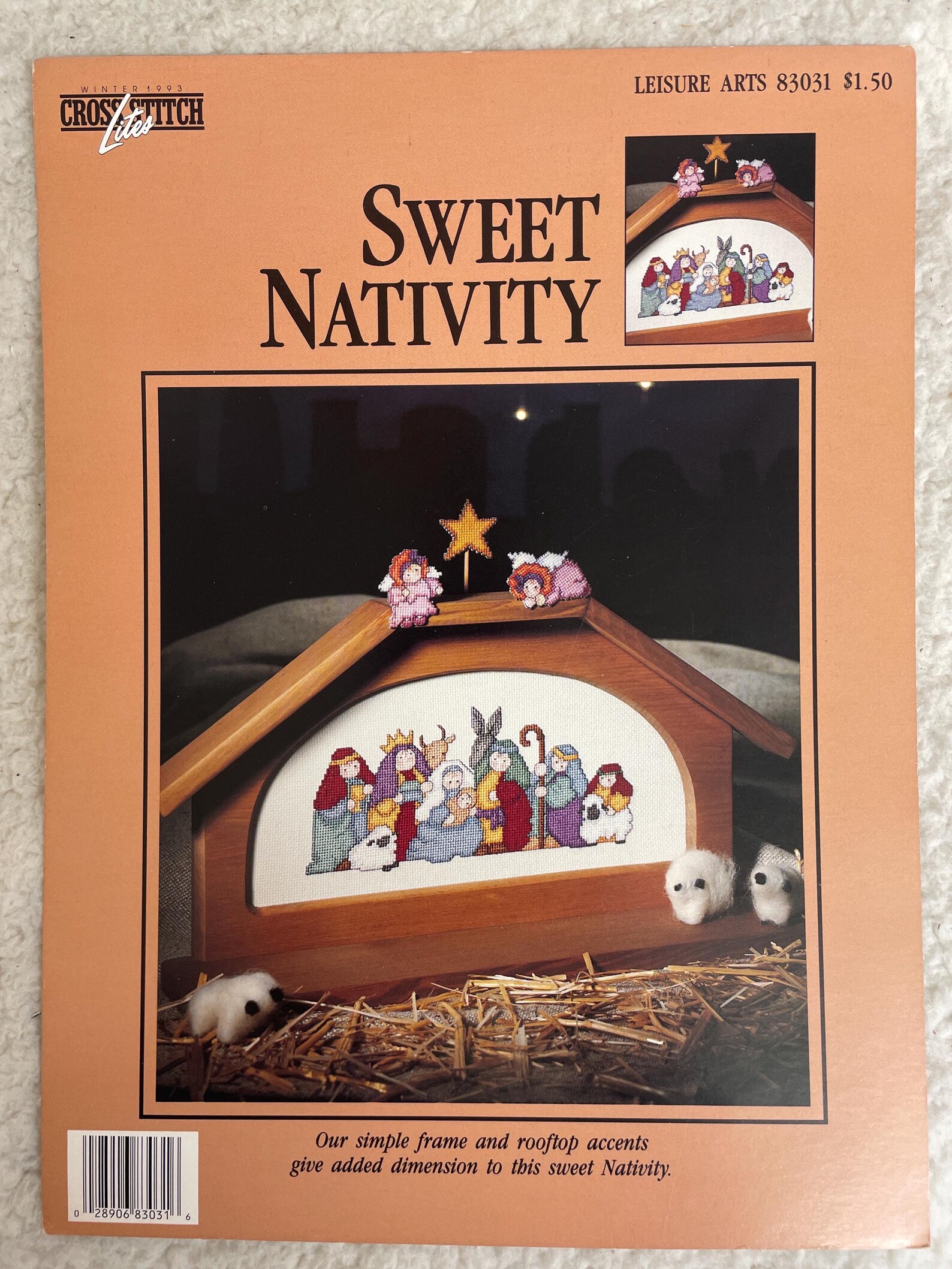 Vintage, Sweet Nativity, Leisure Arts 83031, Counted Cross Stitch - Etsy