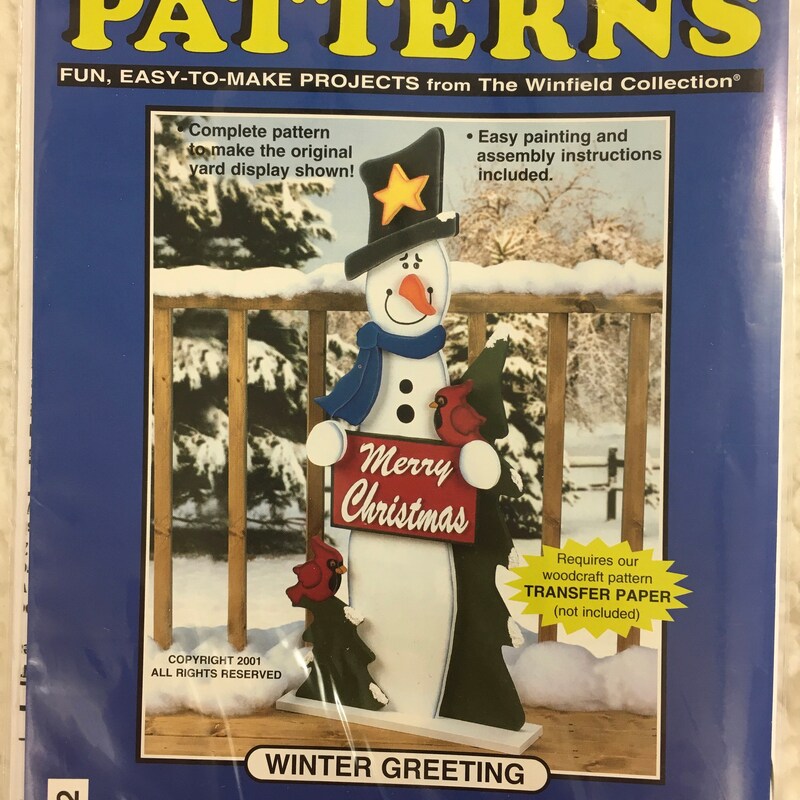Winfield Collection Woodcraft Pattern - Etsy