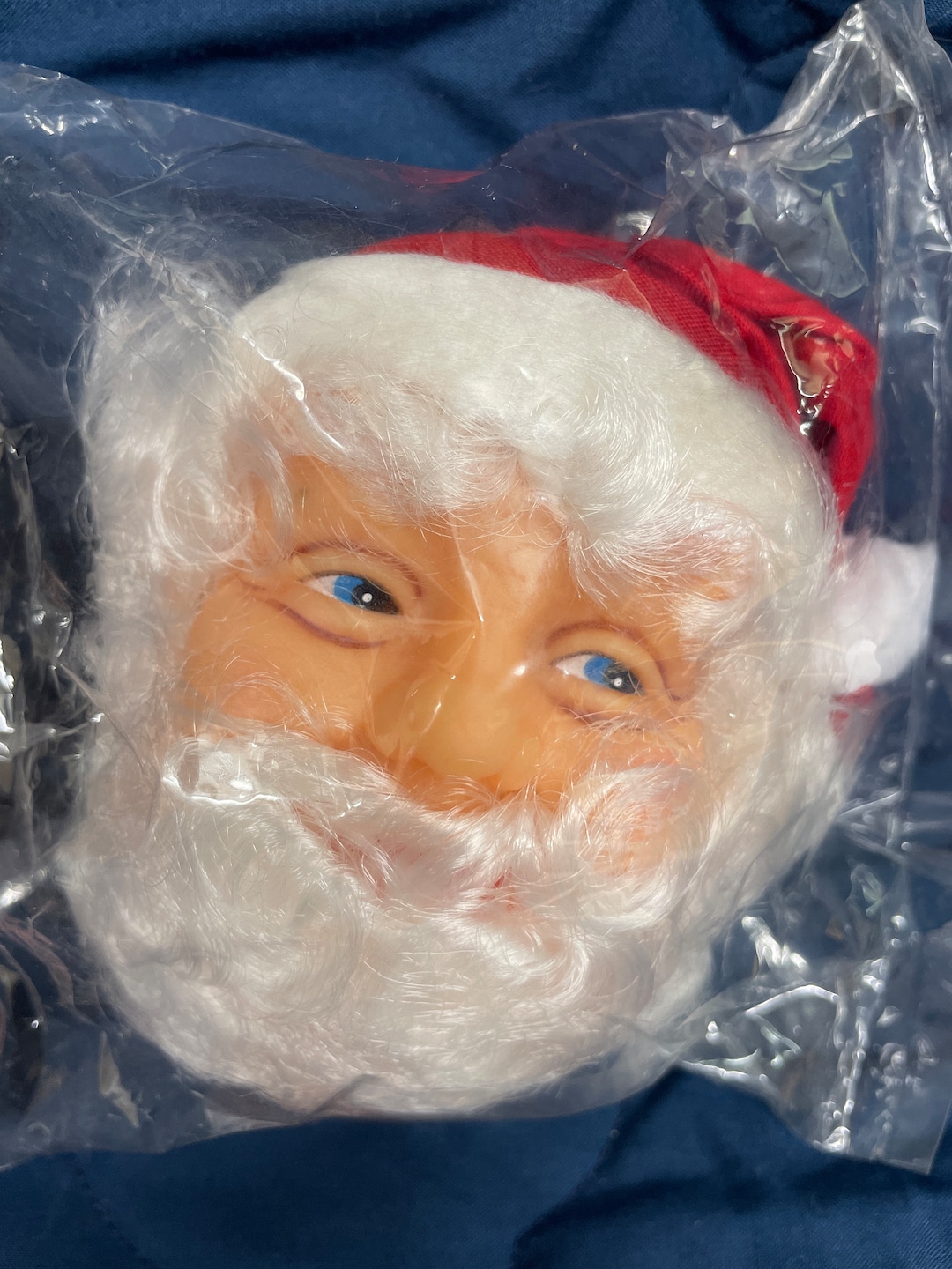 New but Vintage Santa Doll Head. Darice Santa Head. 4 1/4" Mr. Santa ...