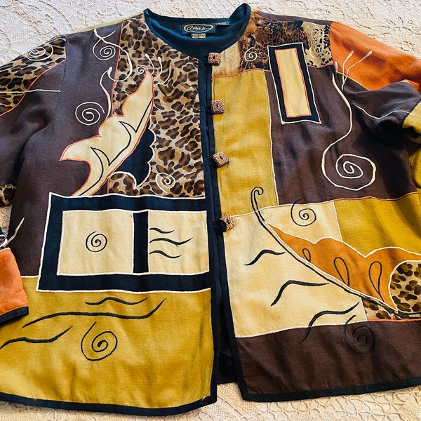 Wearable Art Jacket - Etsy