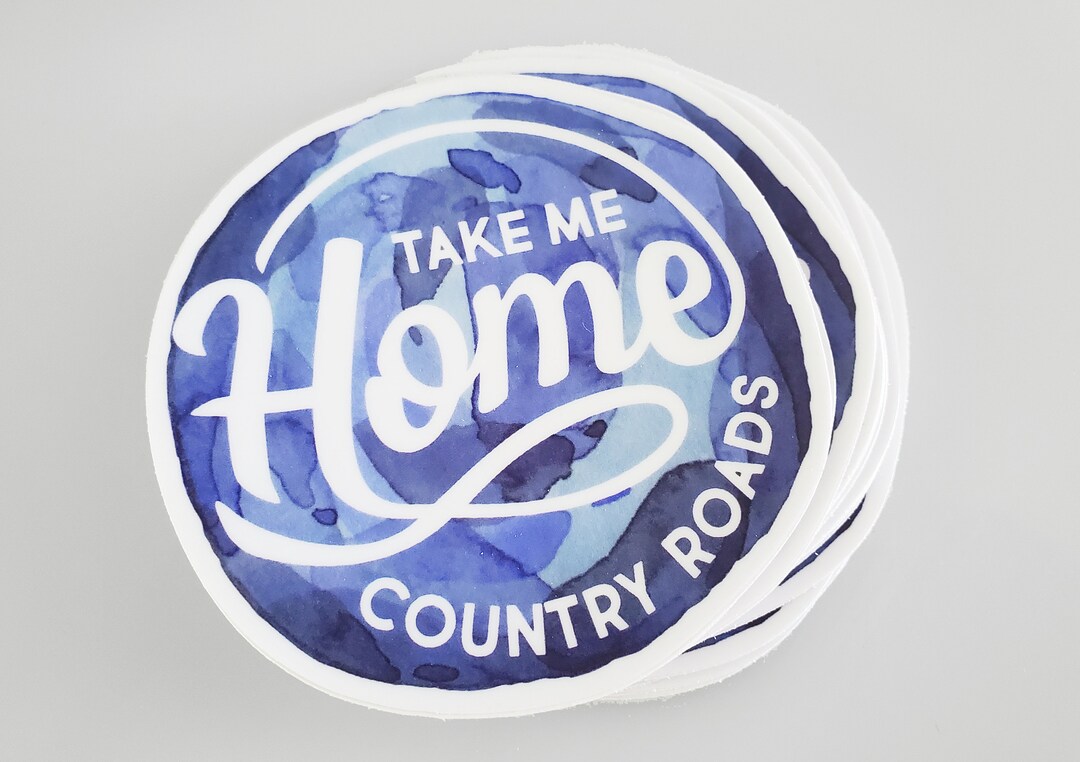 Take Me Home Country Roads Sticker - Etsy