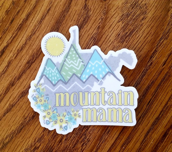 Mountain Mama West Virginia Sticker | Etsy
